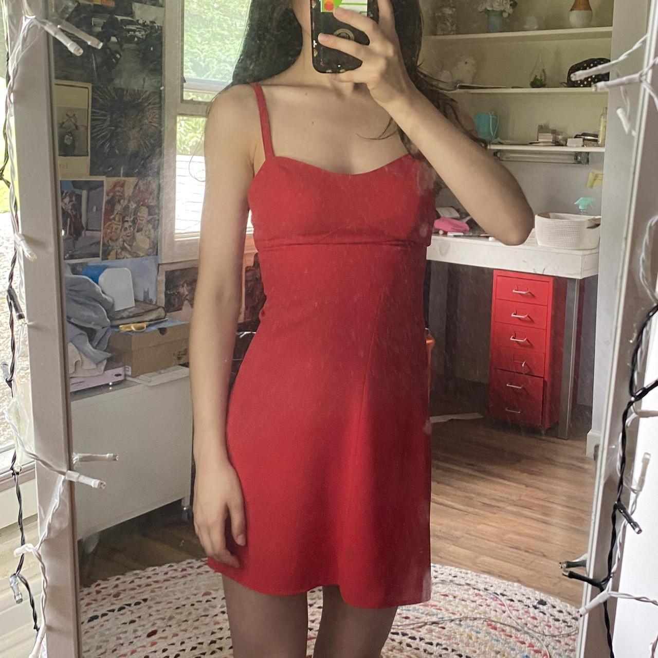 Stunning vintage red mini dress from the 90s ! Truly... - Depop