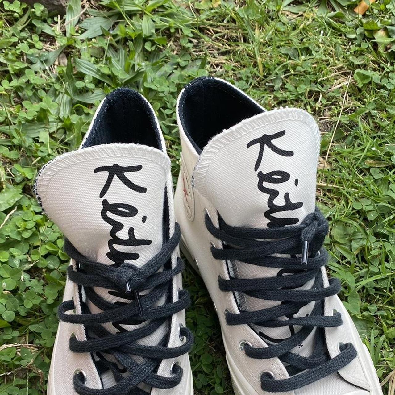 Amazing limited edition Keith Haring converse high... - Depop