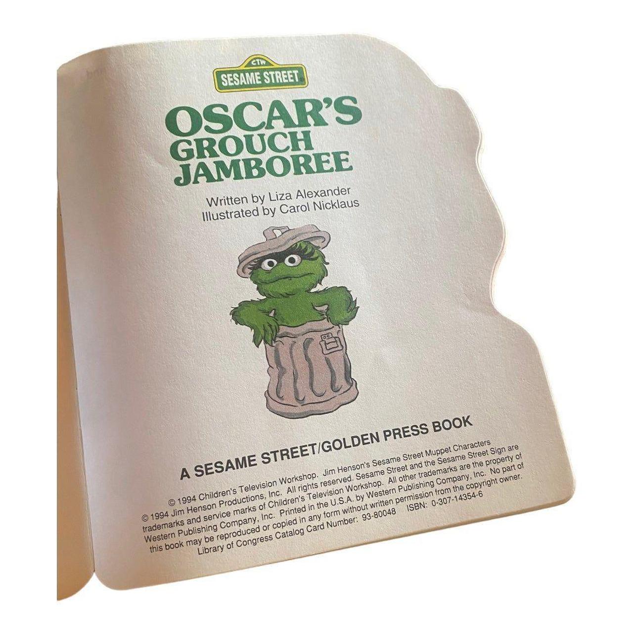 Oscar's Grouch Jamboree Rare Vintage Book Vintage... - Depop