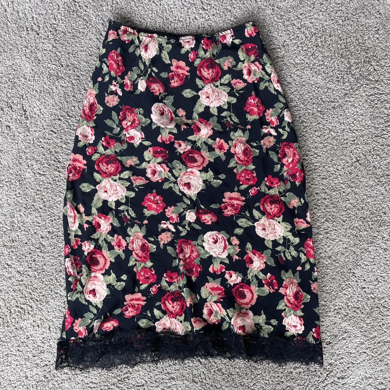 Floral Midi/Maxi Skirt Beautiful midi skirt. flowy... | Depop