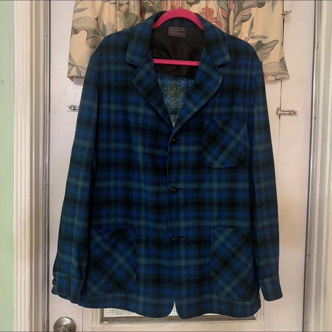 Vintage Pendleton Wool Men’s Jacket (L) - Depop