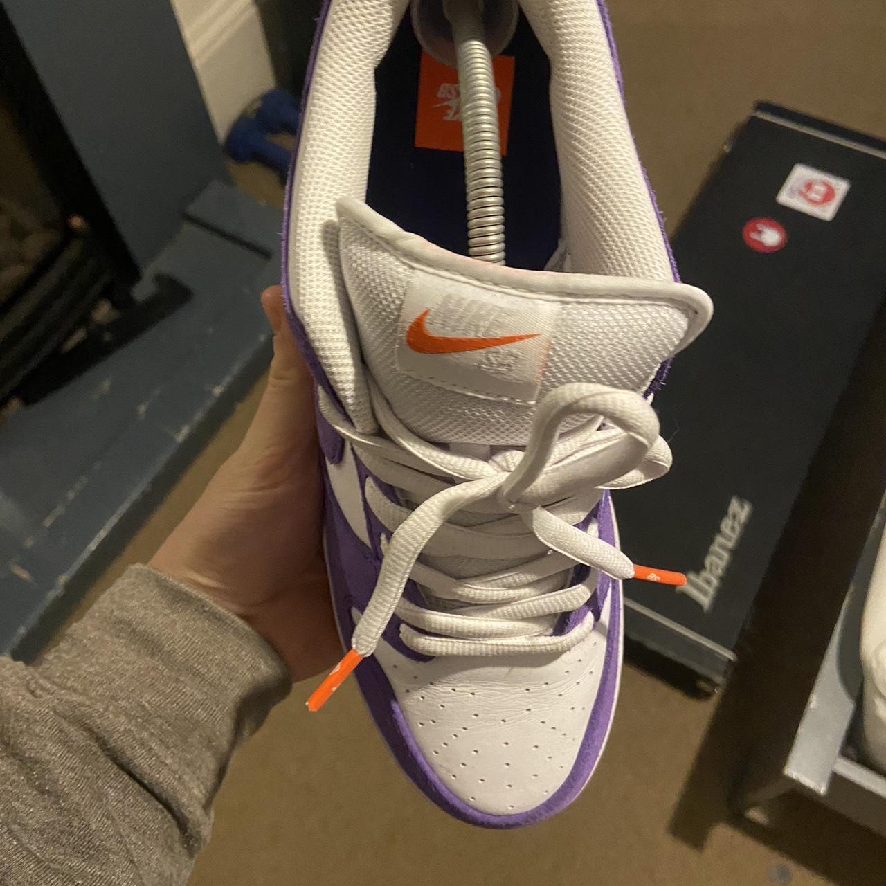 Nike dunk low purple iso uk9.5 Brand new barely... - Depop