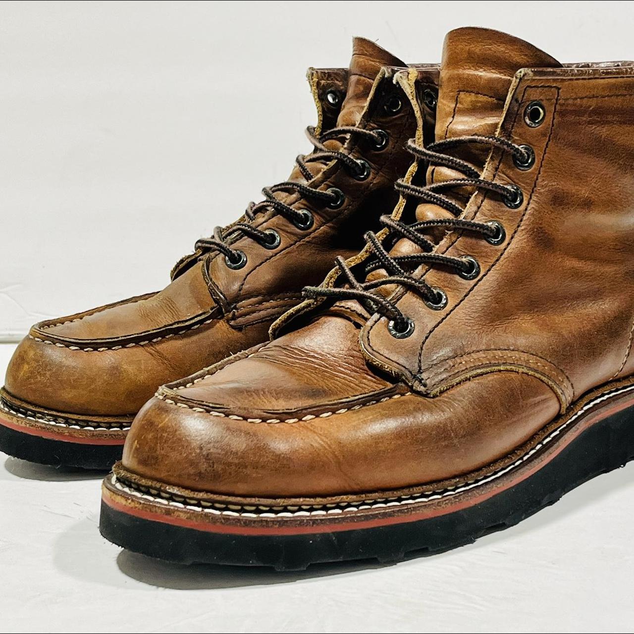 Mens Red wing #1907 (resoled) Sz. 9 d /no box... - Depop