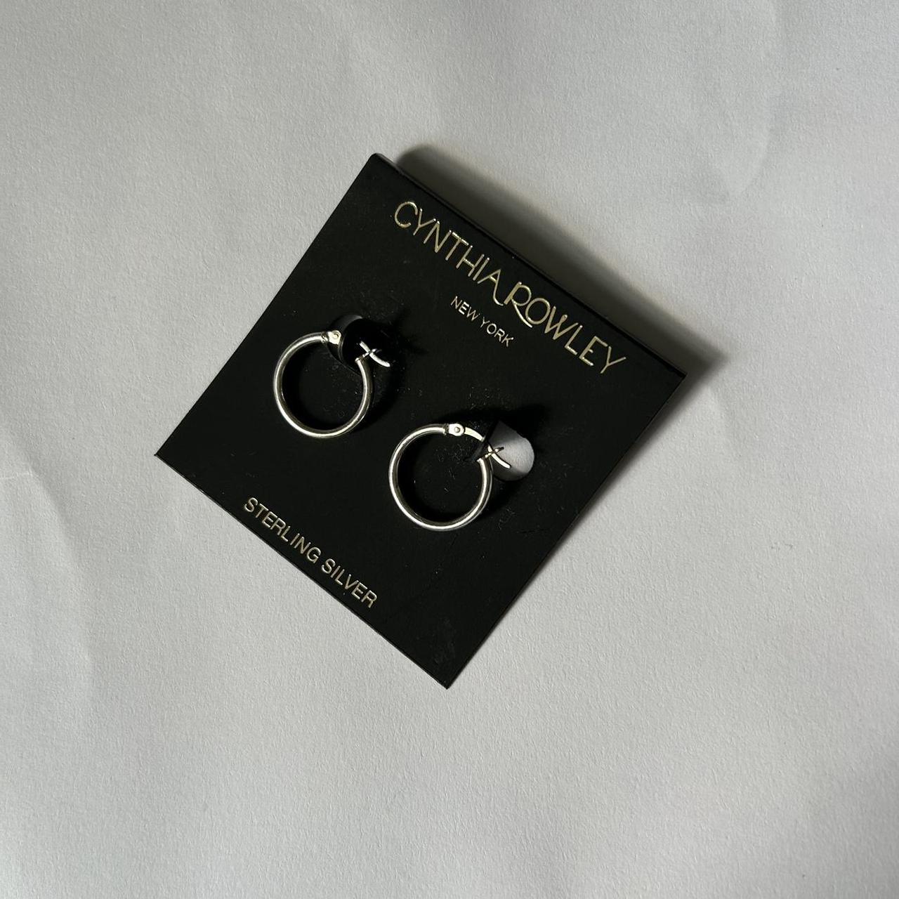 Cynthia Rowley Silver hoops brand new im just a