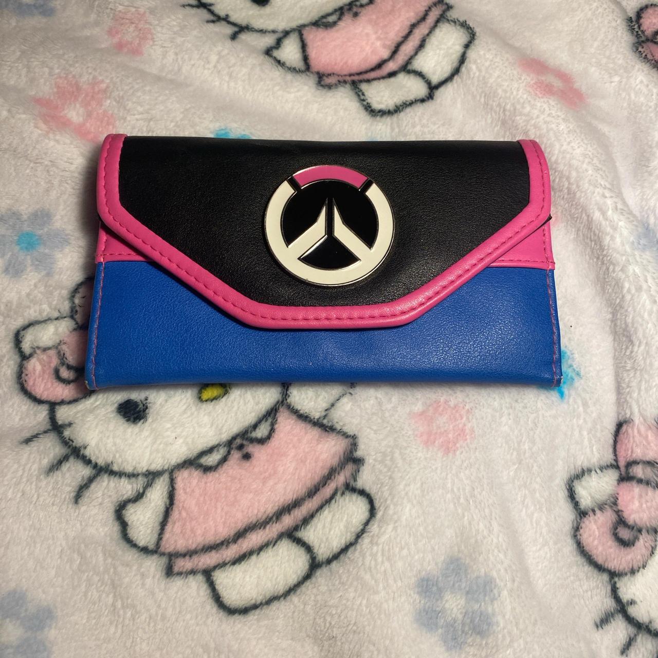 OVERWATCH d.va wallet!!! 💙💕🎀 ~small flaws on the... - Depop