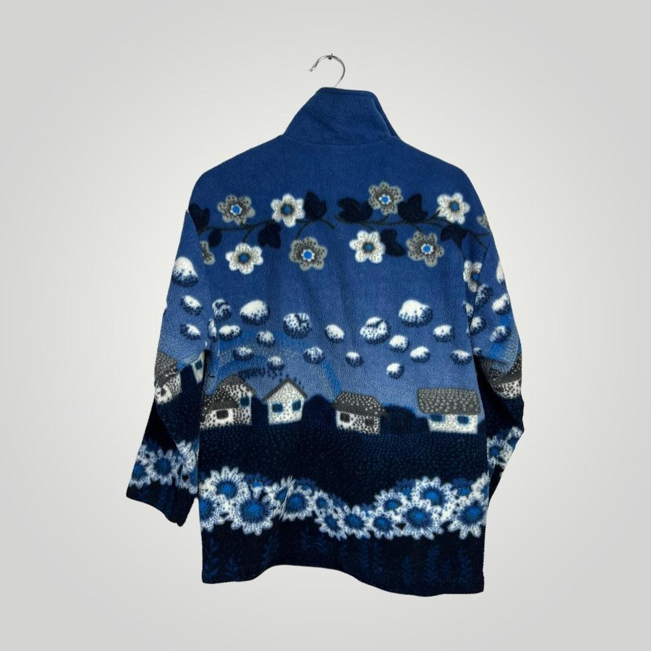 Vintage 90s Unisex Funky Fleece Label size: L... - Depop