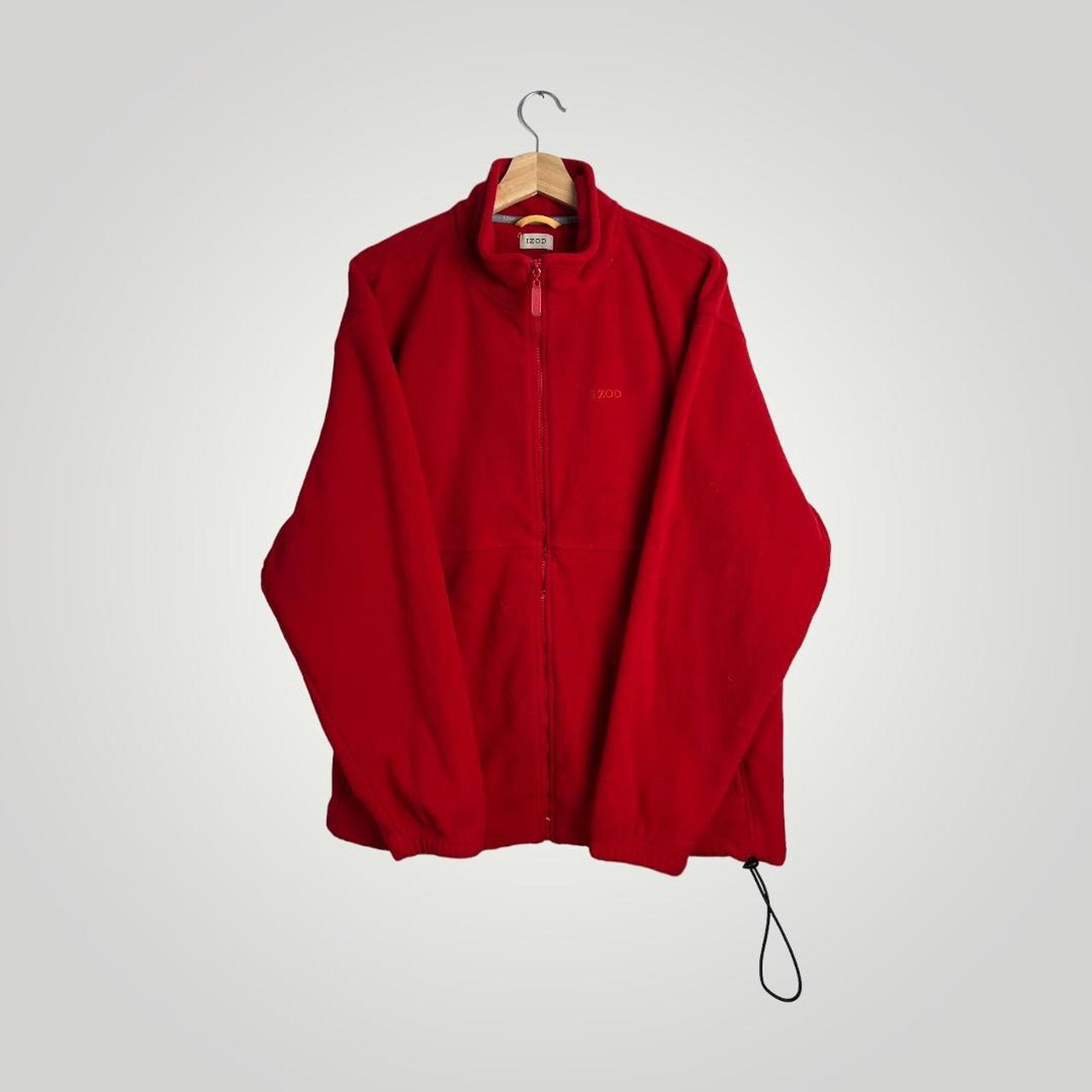 Izod Vintage Fleece Jumper Label size: N/A... - Depop