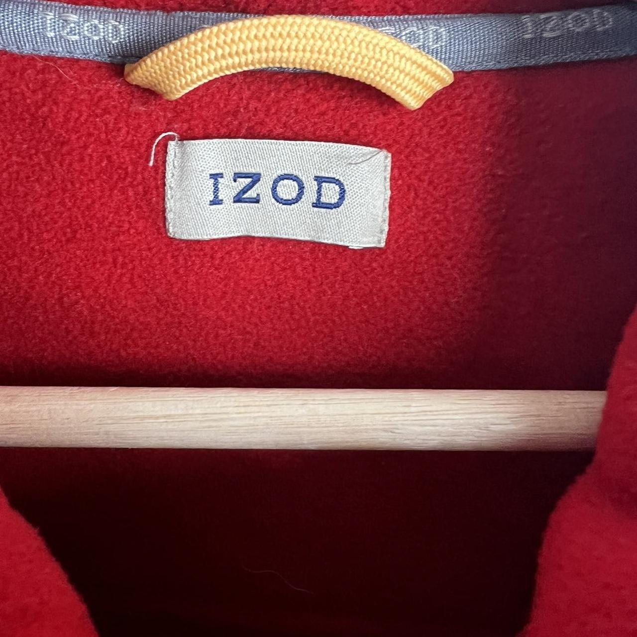Izod Vintage Fleece Jumper Label size: N/A... - Depop
