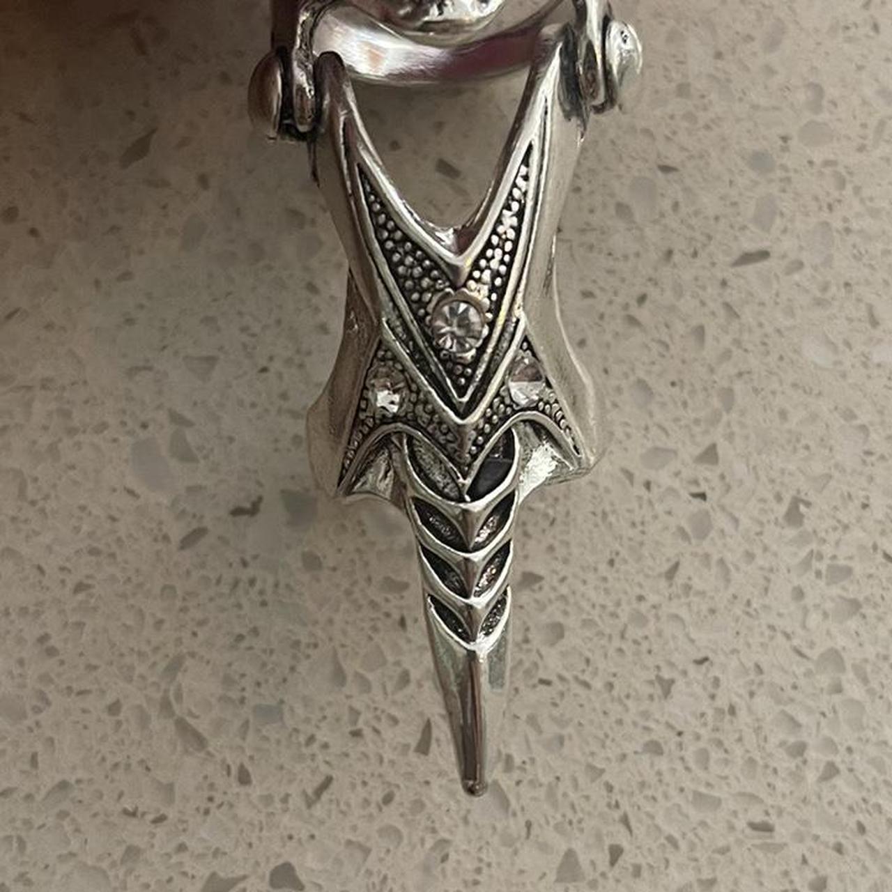 SKULL DIAMOND JOINT RING such a sick ring!!... - Depop