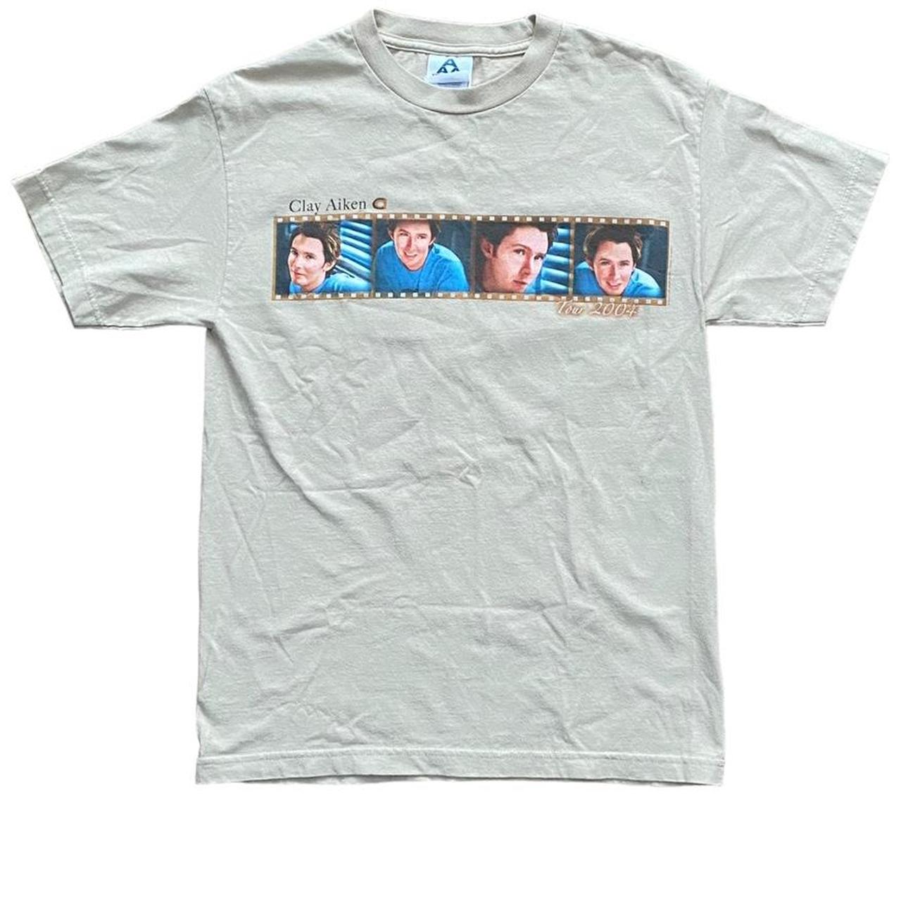 ⭐️Vintage 2000s Clay Aiken Tour Merch Tee⭐️ Size:... - Depop