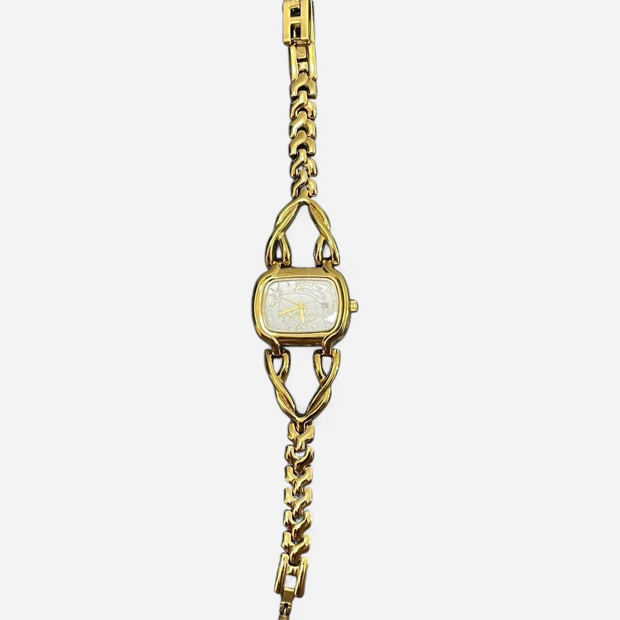 Gold billabong watch. So pretty with swirl design... | Depop