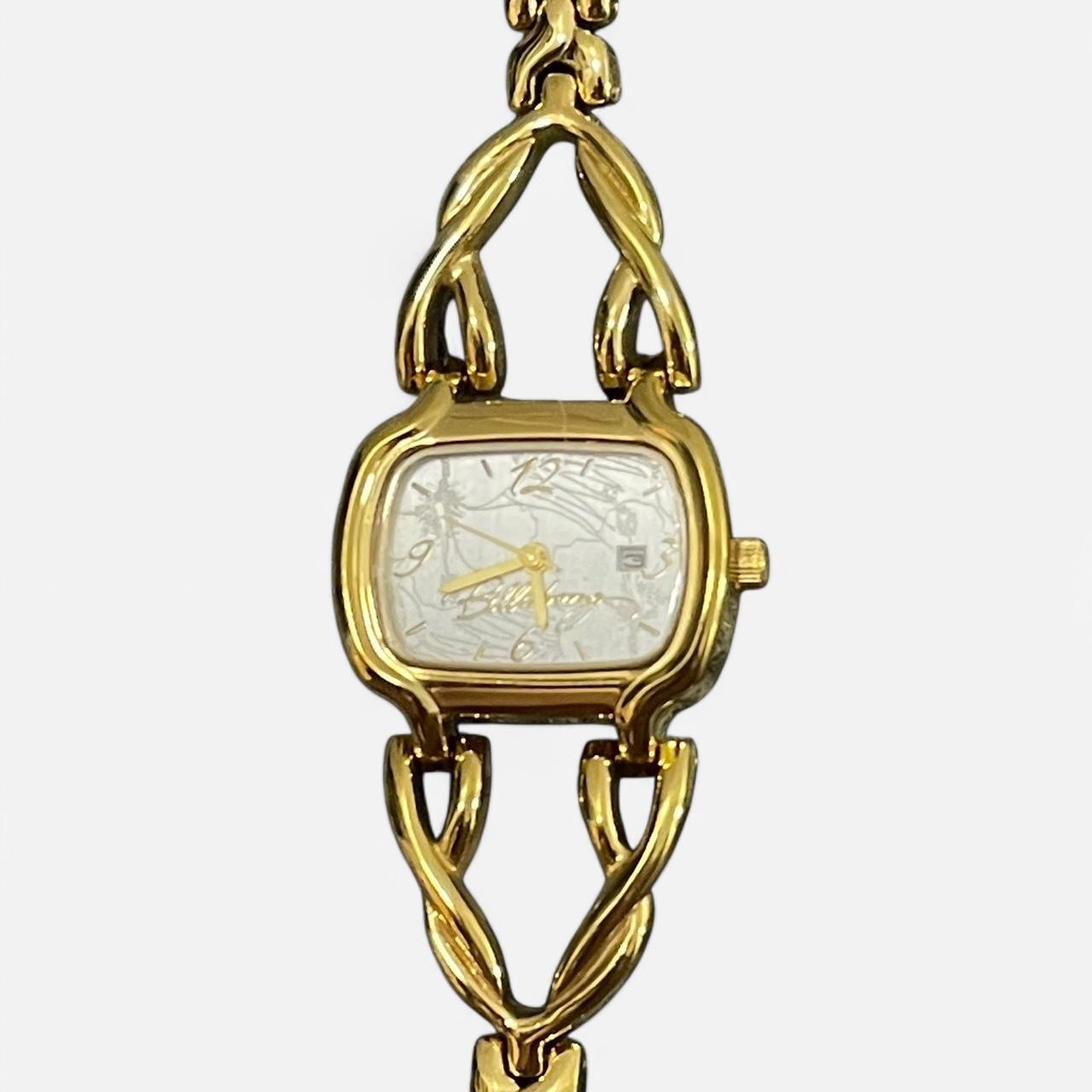 Gold billabong watch. So pretty with swirl design... | Depop