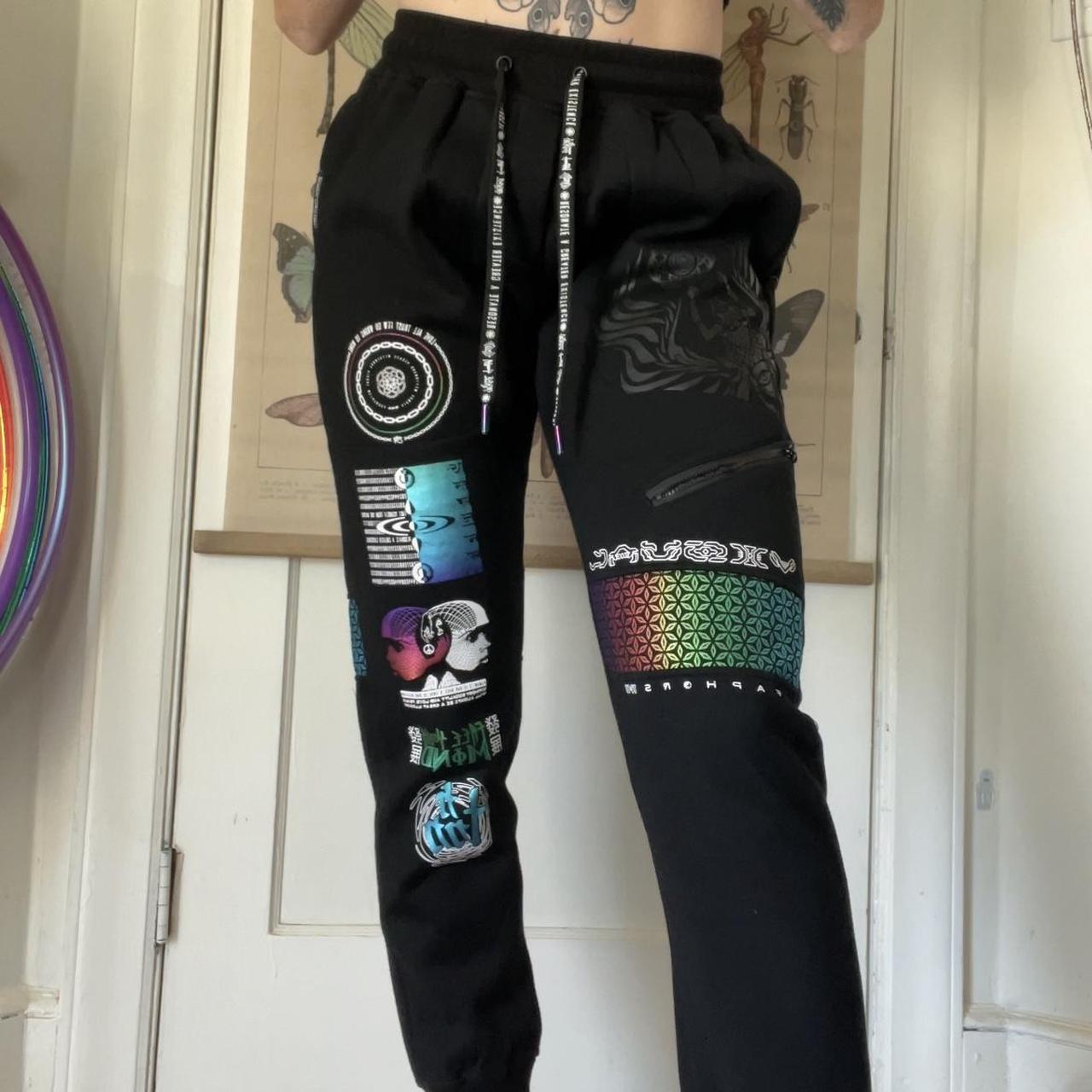 Size small Rage Nation joggers - zipper on leg is... - Depop