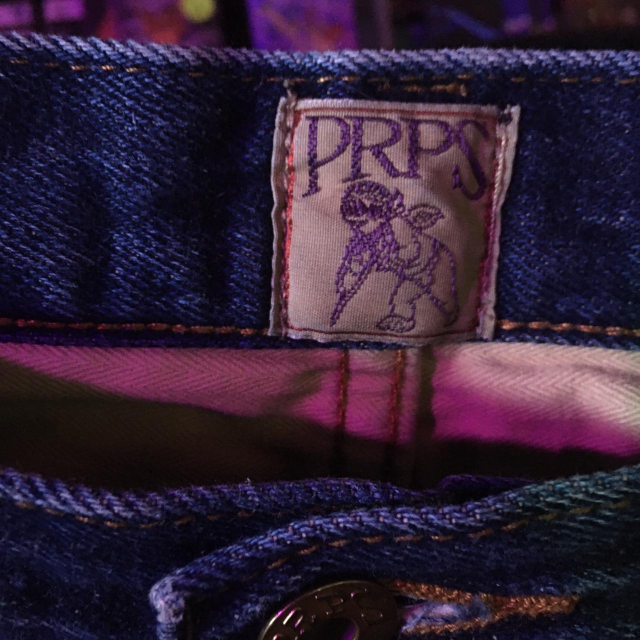 prps jeans size 32 butterfly button up #prbsjeans... - Depop