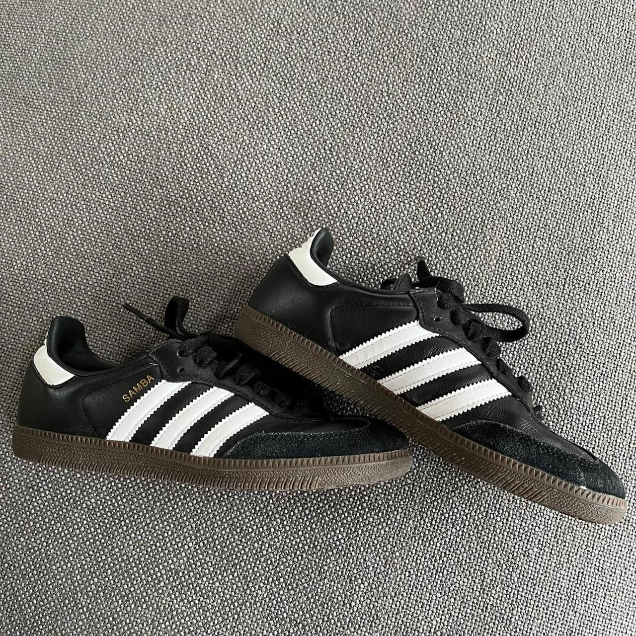 Black adidas sambas - size 3.5 Worn twice, a... - Depop