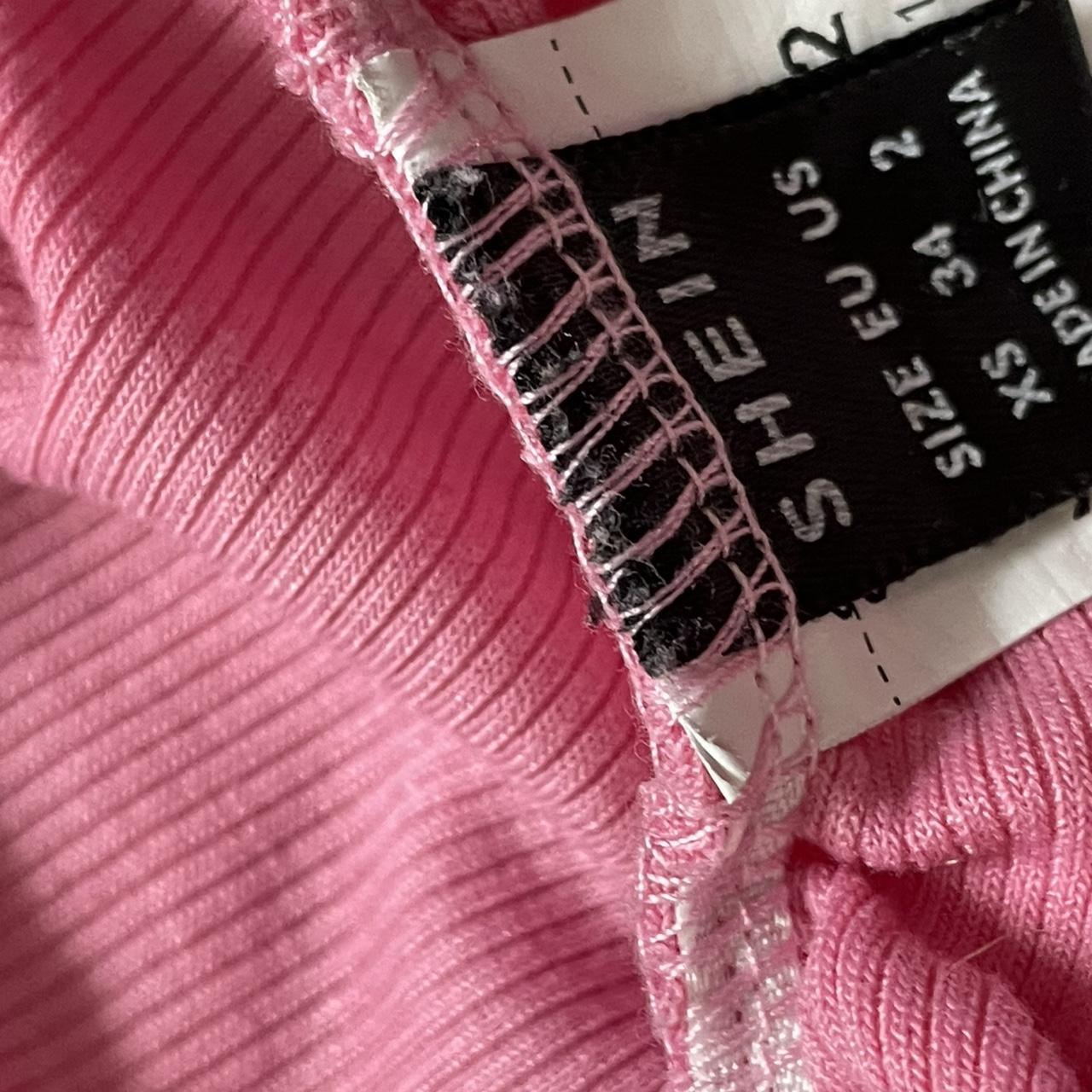 Pink cross tube top ️size XS ️from shein ️never... - Depop