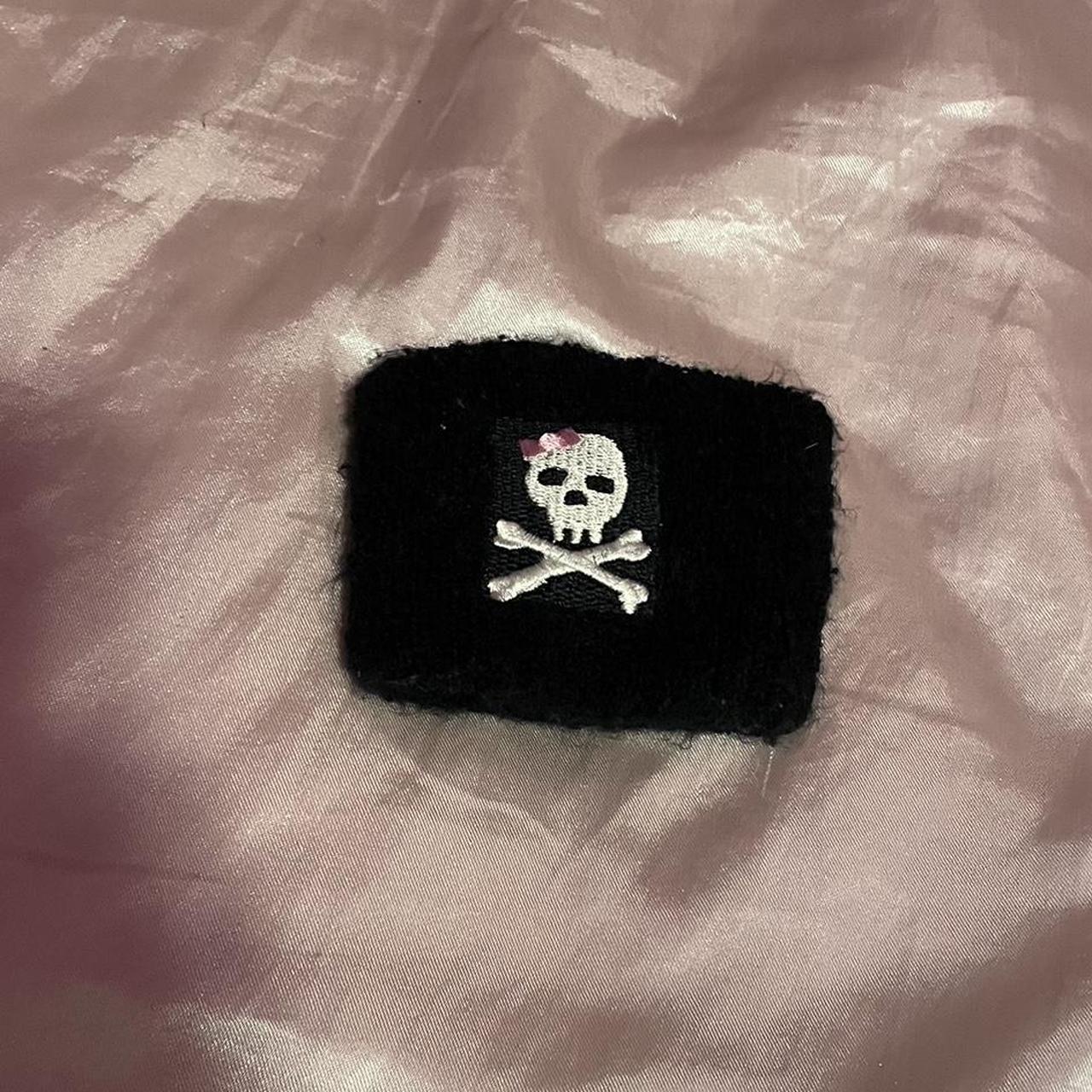 🎀Y2k early 2000s bow skull arm warmer🎀 🎀from hot... - Depop