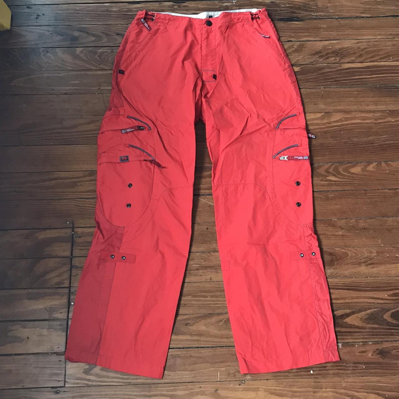 Echo unlimited rare red tech pants 32x30 Extreme... - Depop