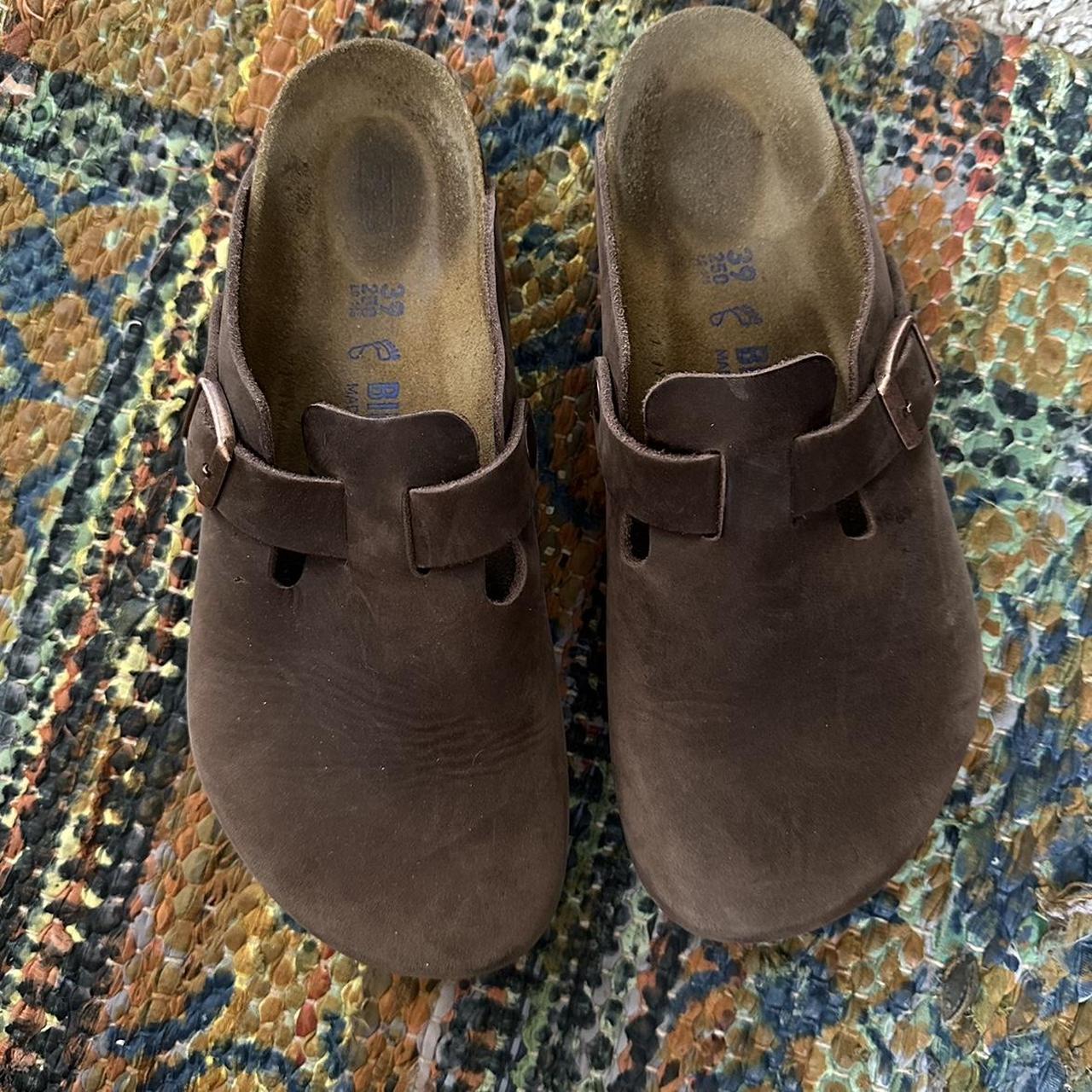 Birkenstock Women's Brown Clogs | Depop
