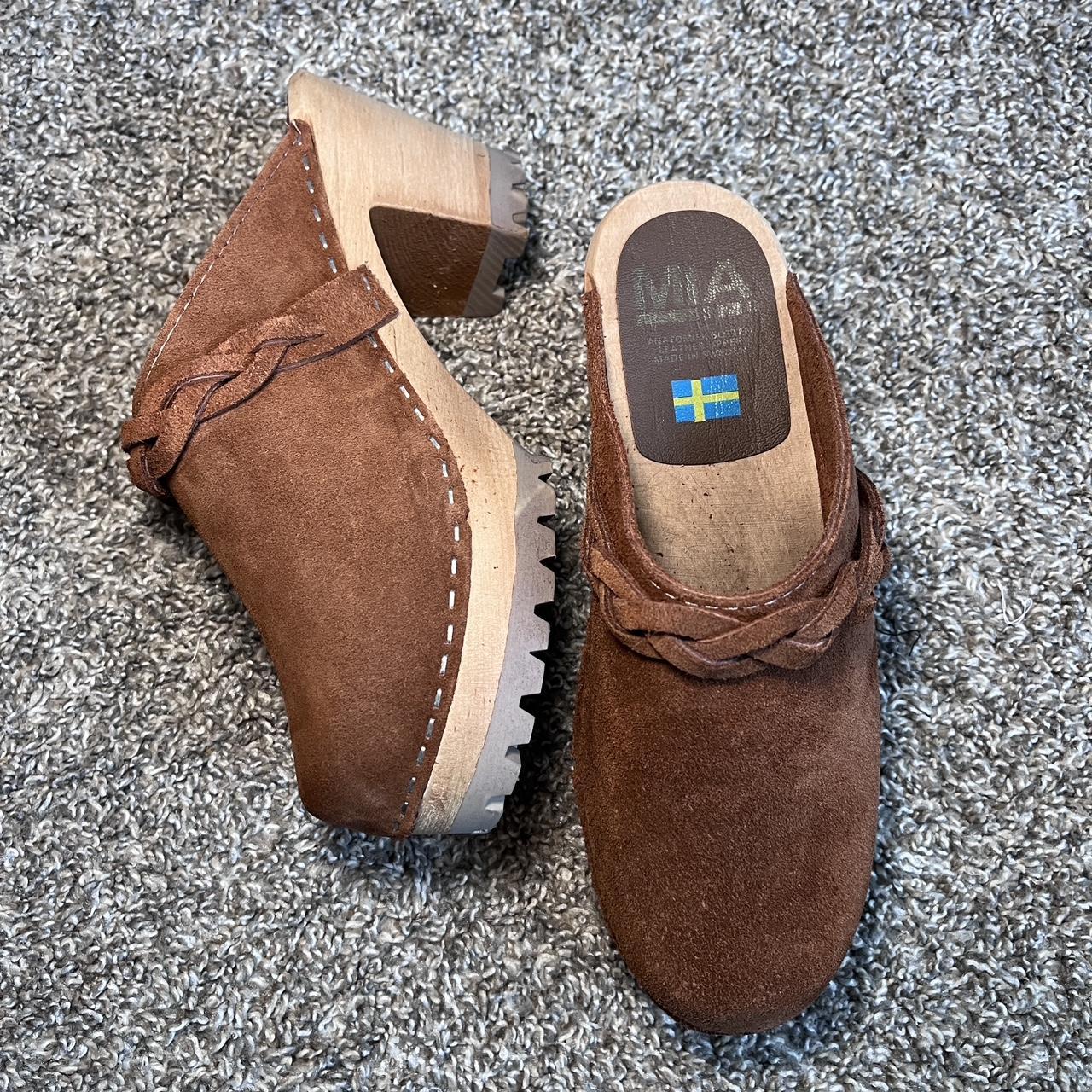 MIA SWEDISH CLOGS WORN ONCE AMAZING CONDITION... - Depop