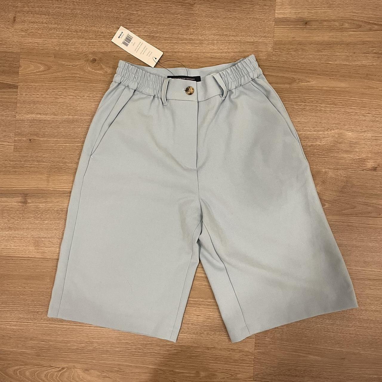 French Connection Women's Blue Shorts | Depop