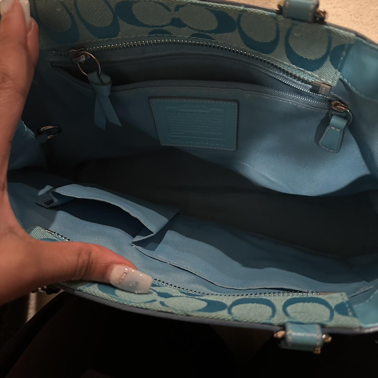 Blue coach purse #coach #vintage - Depop