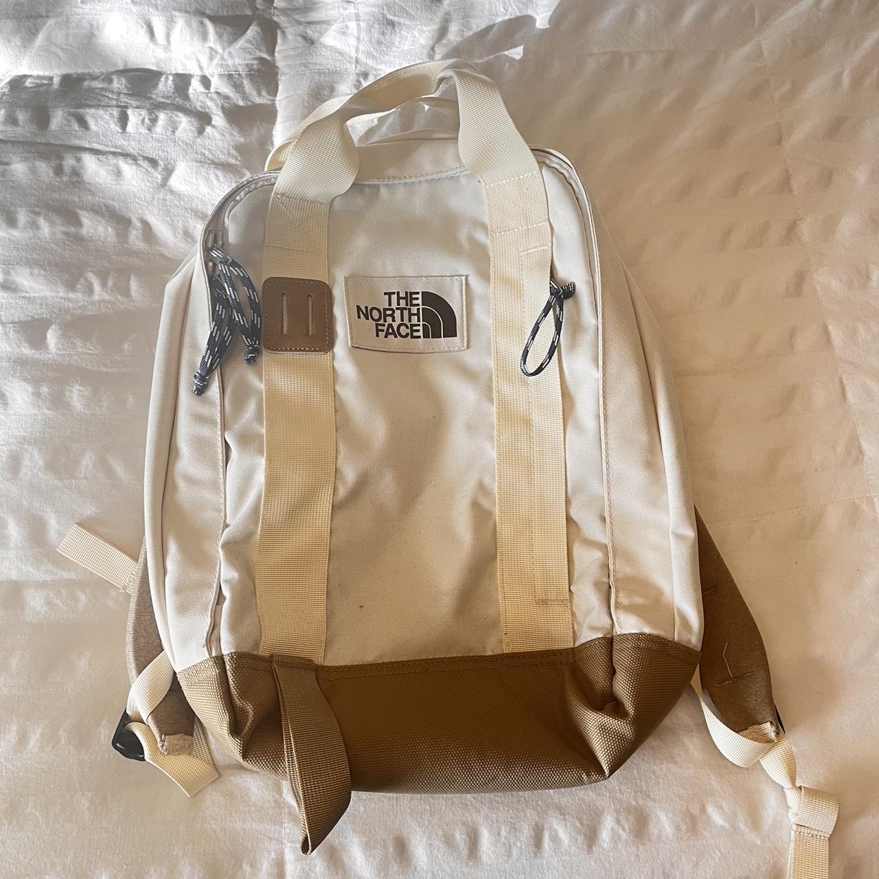 Northface book bag backpack -durable -good size... - Depop