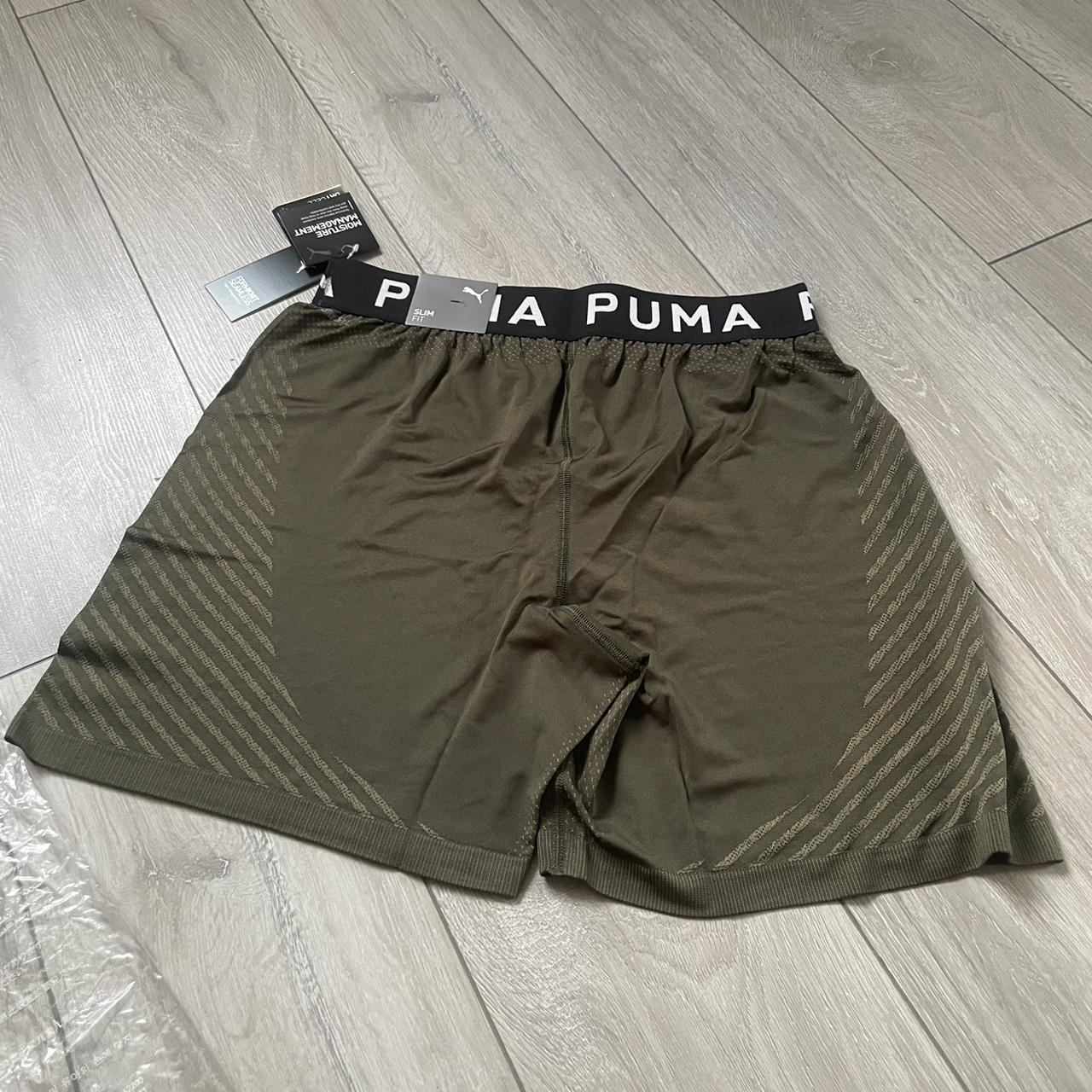 Puma khaki shorts store