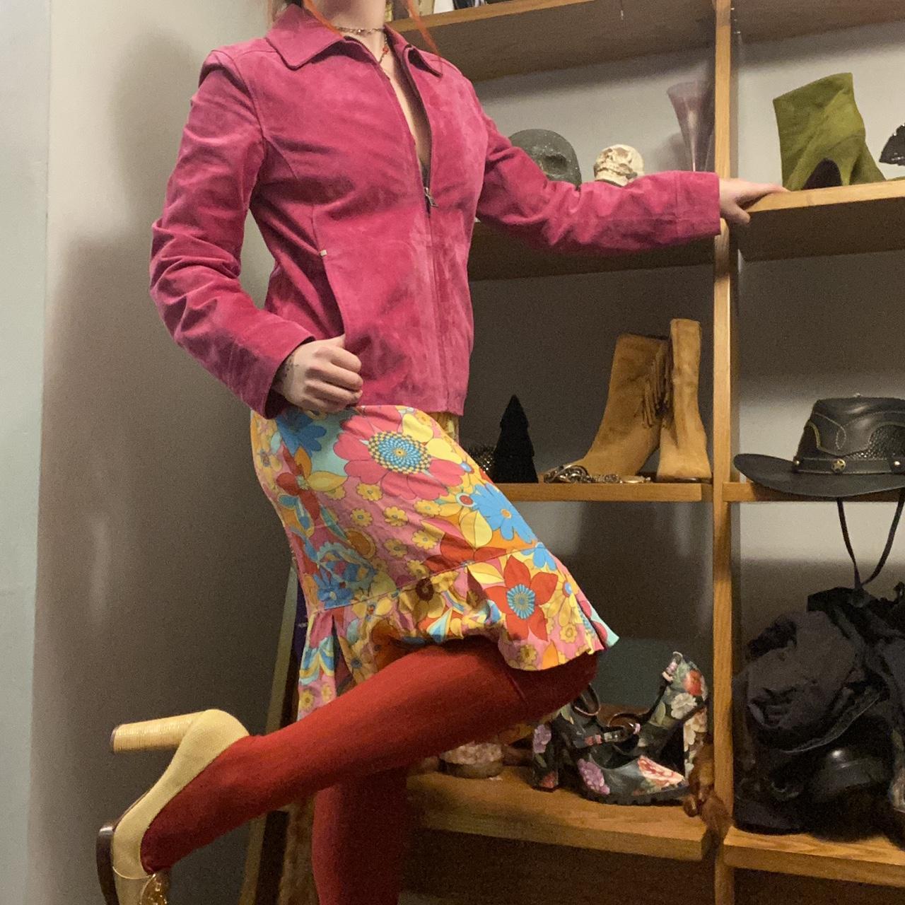 Hott Pink Suede Y2K Princess Jacket 💗💋💄💕💌🌹🫀 NO... - Depop