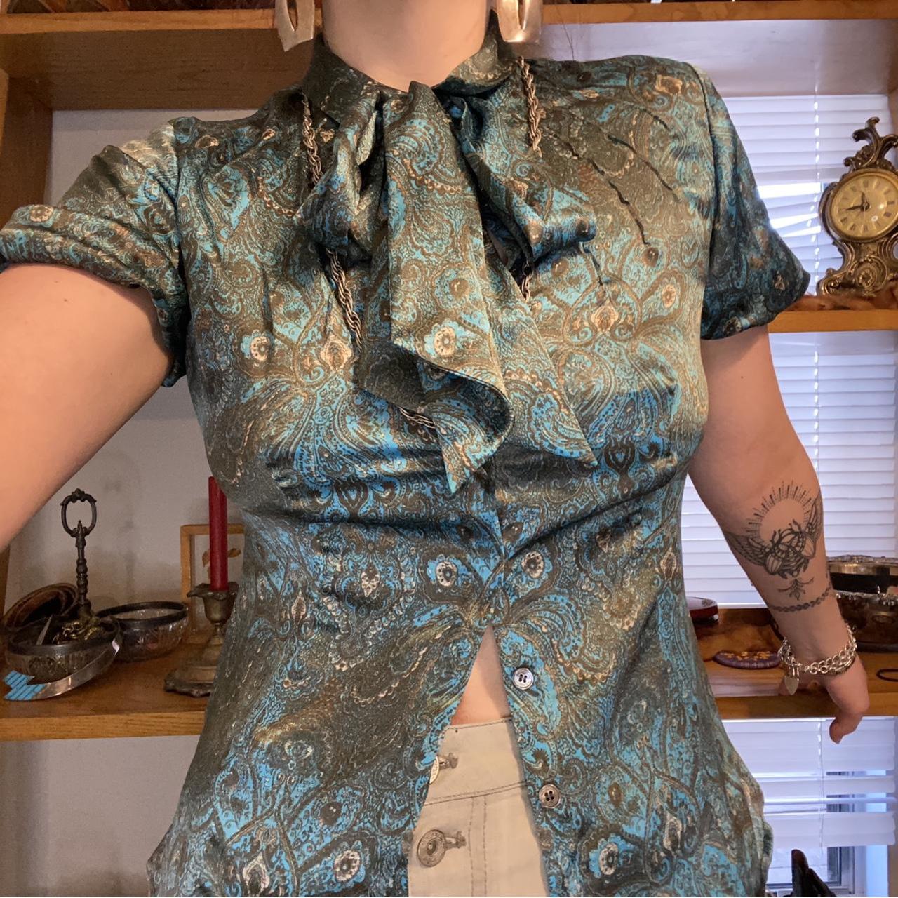 Silk Magaschoni Collection Paisley Vintage 70’s... - Depop