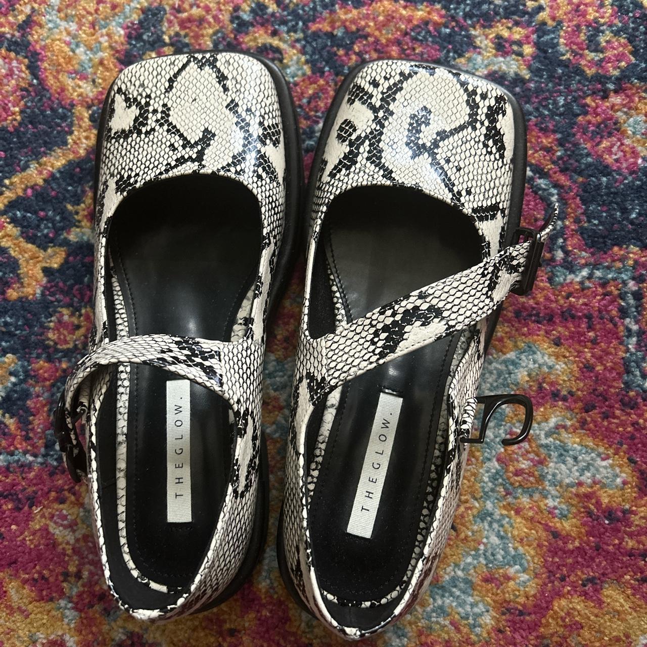 Shop Pêche Madison shoes - python print. These are... - Depop