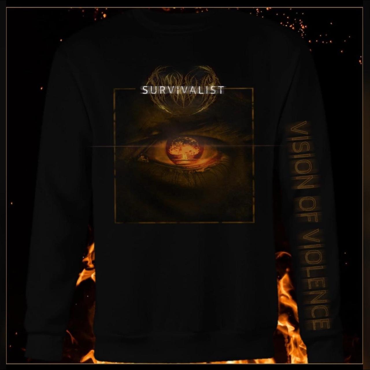 Survivalist “Vision of Violence” official band merch... - Depop
