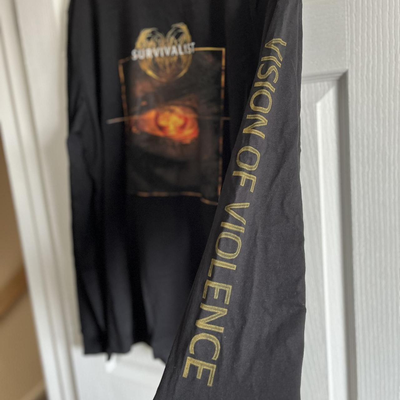 Survivalist “Vision of Violence” official band merch... - Depop