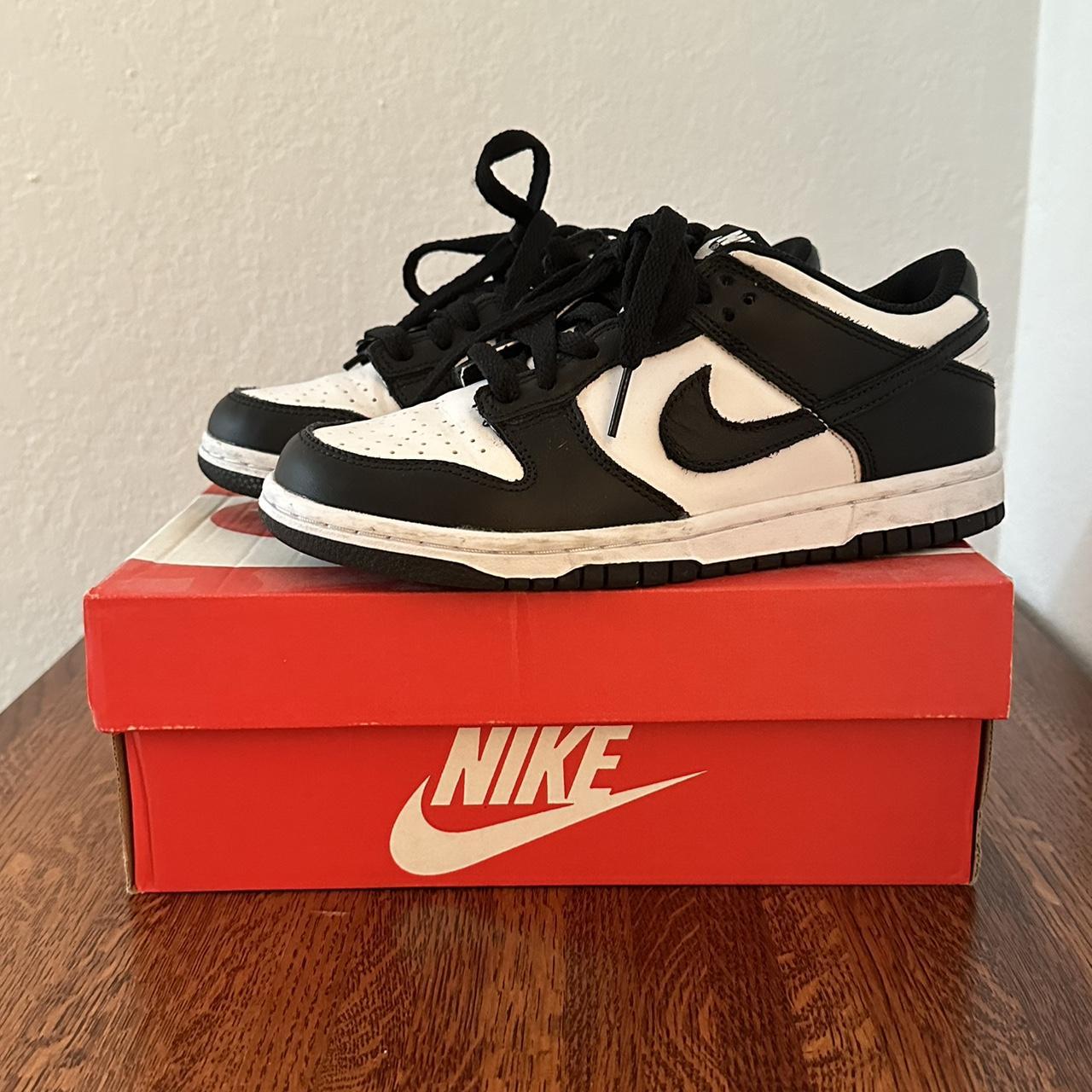 Nike dunk low pandas size 4.5 Y or 6 women’s... - Depop