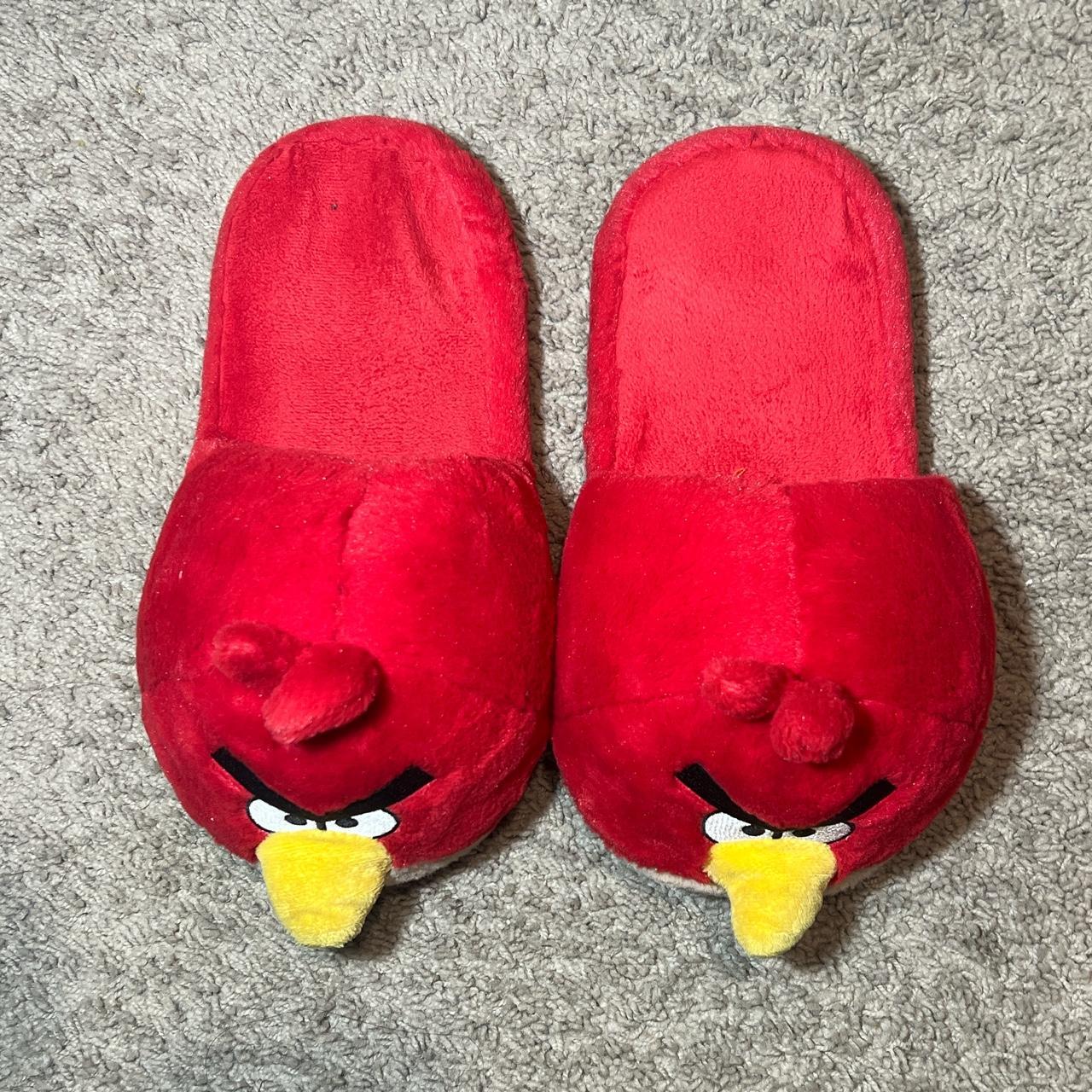 Angry birds slippers. Slightly worn out but still... - Depop
