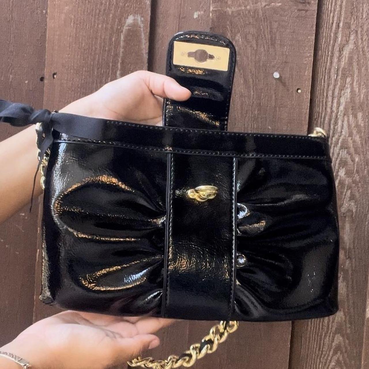 Gianni Bini black and gold hand bag Perfect... - Depop