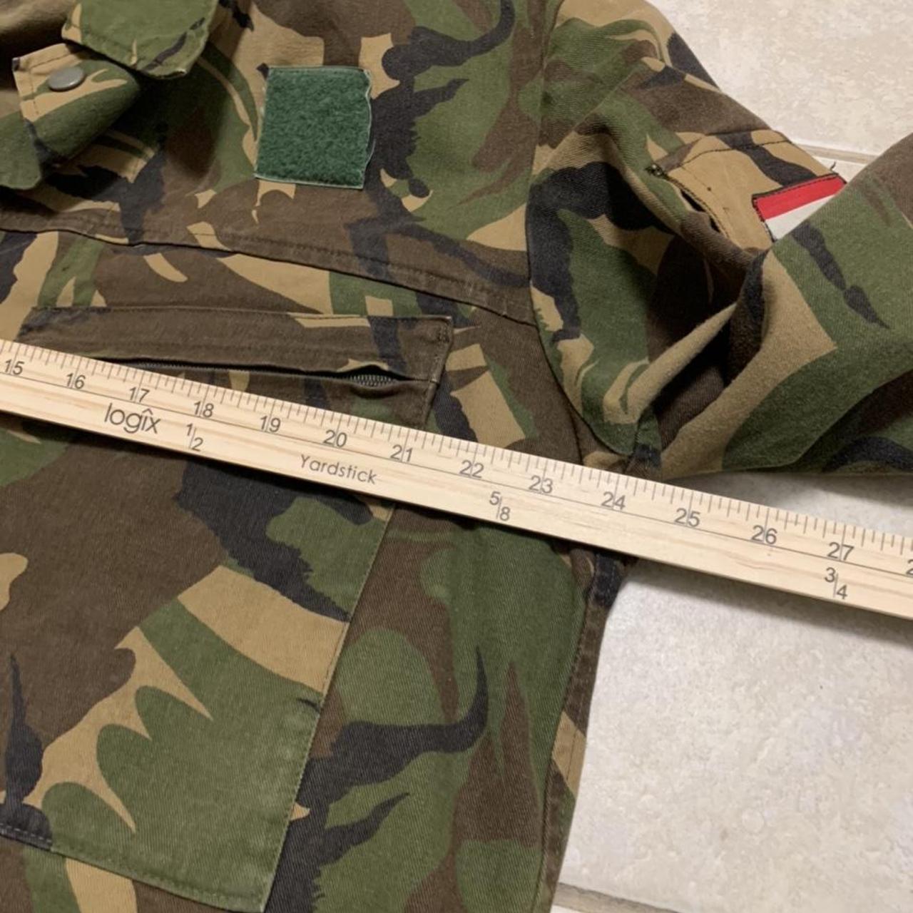 Vintage Dutch DPM camo military surplus jacket... - Depop