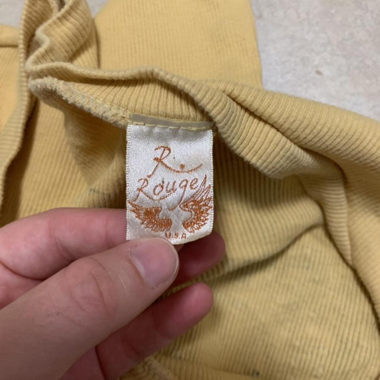 Vintage Y2K ‘Rouge USA’ Affliction style cross long... - Depop