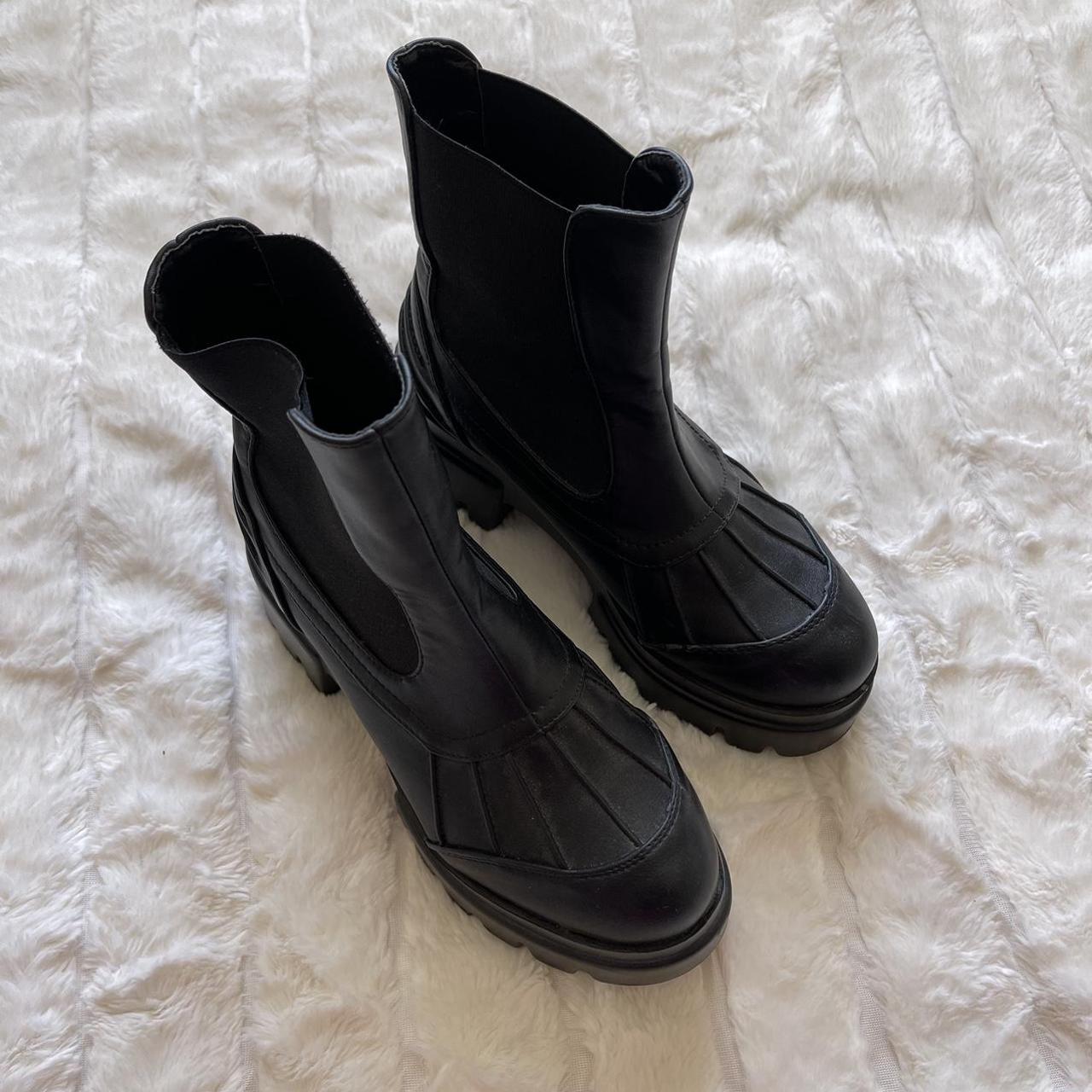 EGO Women's Black Boots | Depop