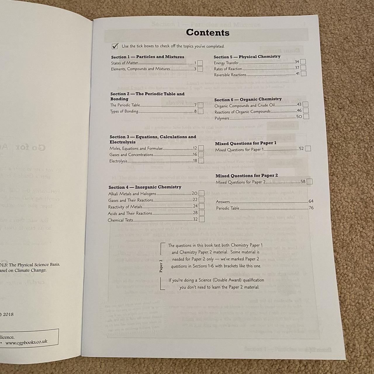Igcse Chemistry Edexcel Grade 8 9 Targeted Cgp Depop