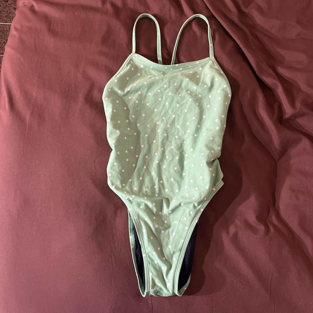 Green Jolyn Swimsuit. In perfect condition, size... - Depop