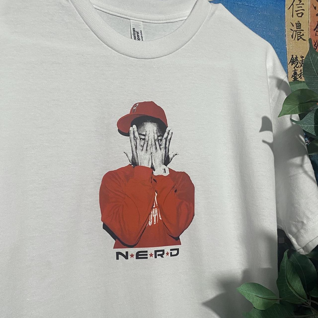 🌎 Pharrell Nerd Album Graphic Tee Y2K Shirt 🌎 100%... - Depop