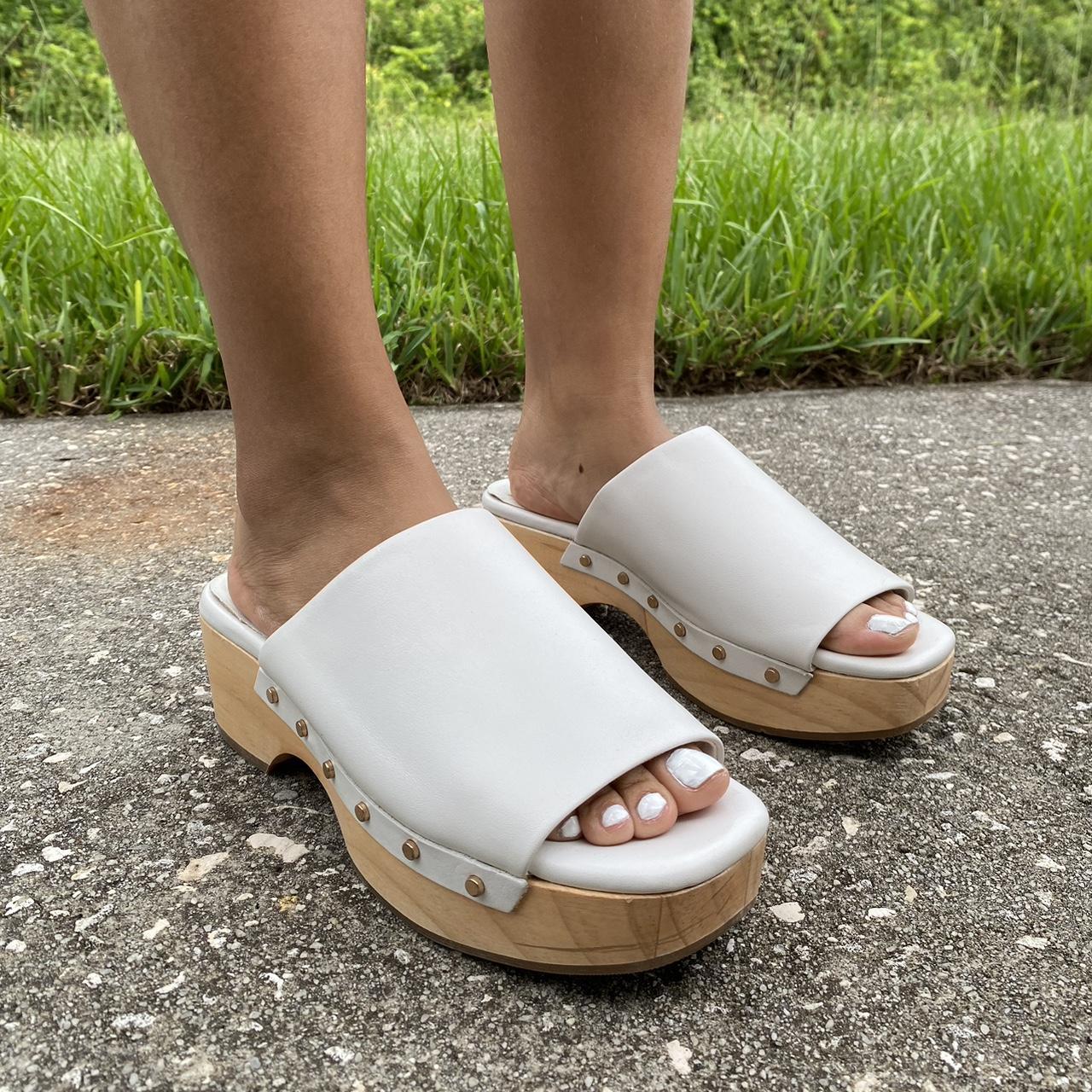 rare DOLCE VITA white platforms #dolcevita... - Depop