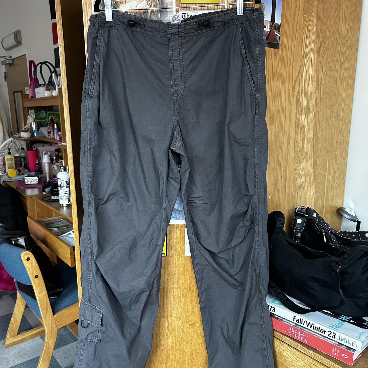 baggy garage parachute pants - Depop