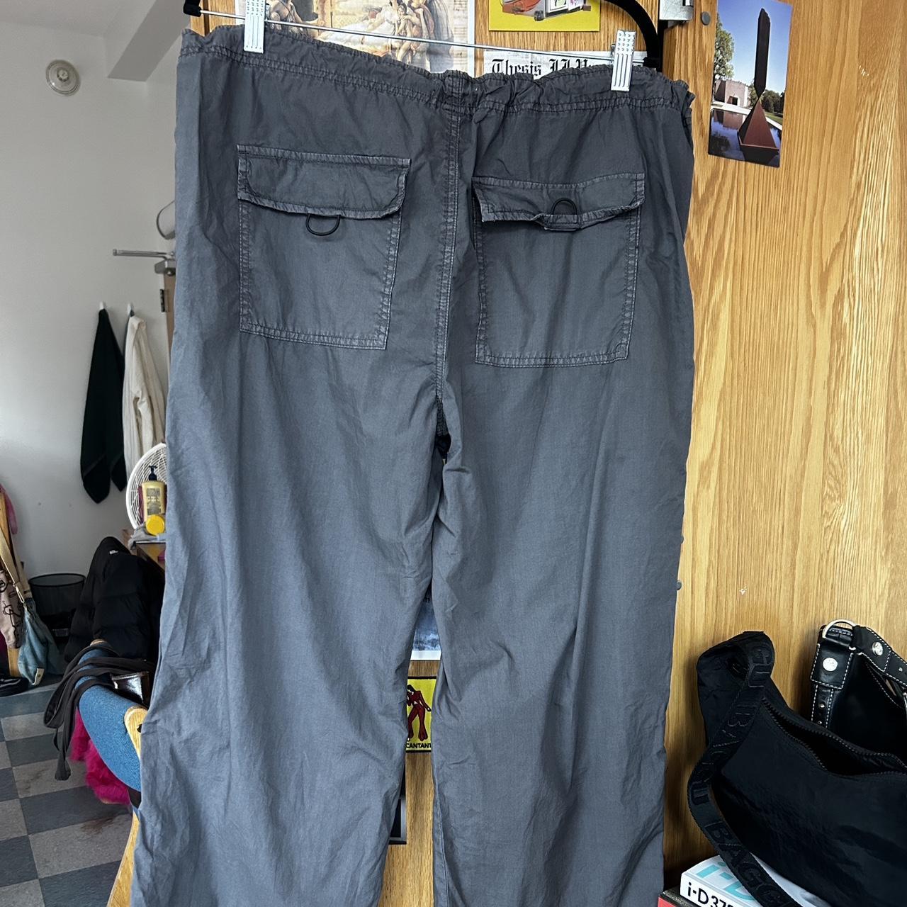 baggy garage parachute pants - Depop