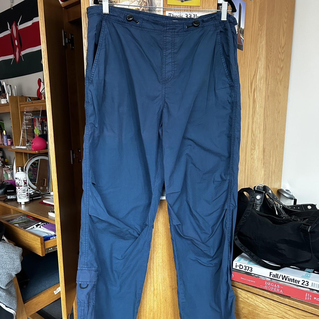 garage baggy parachute pants - Depop