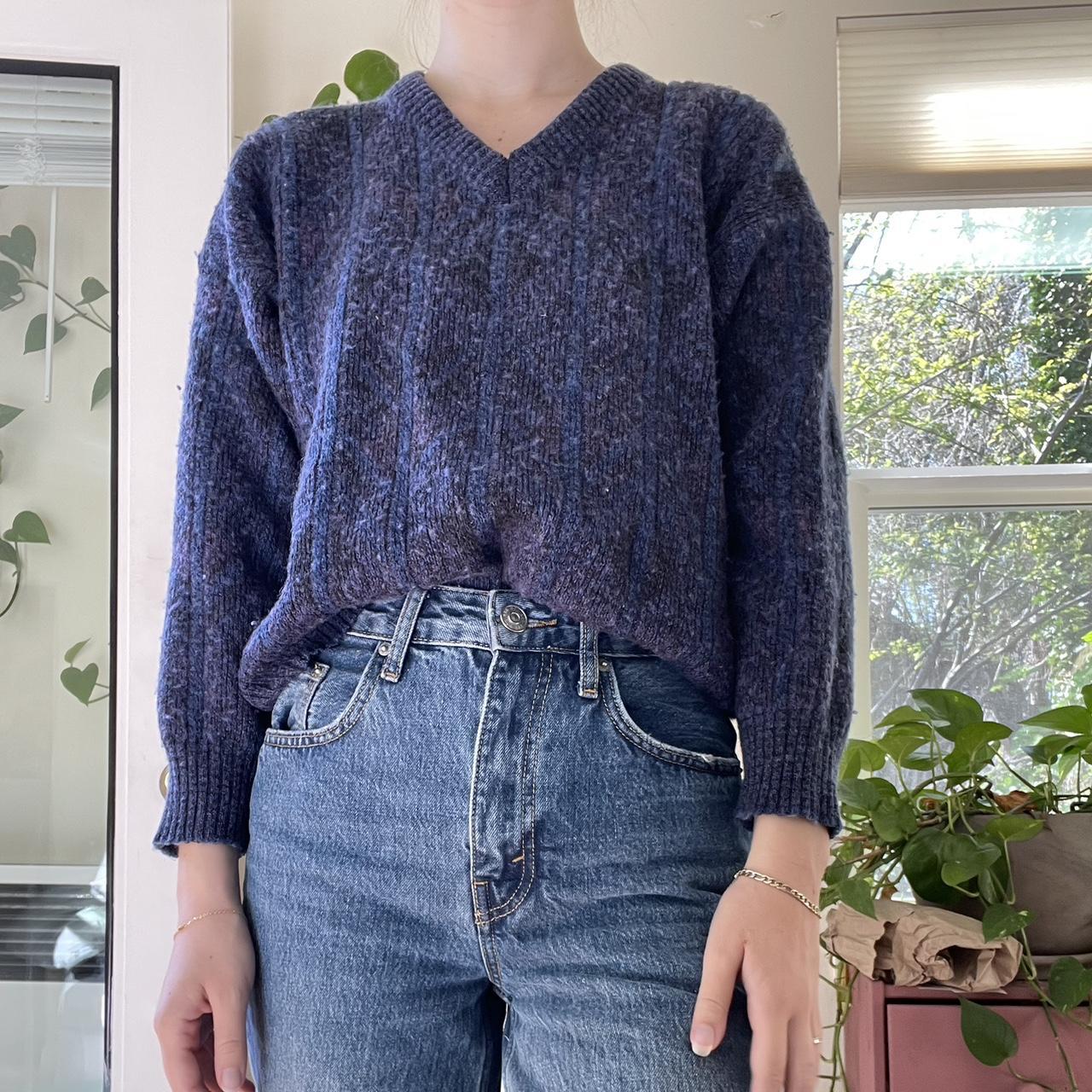 Oversized vintage Italian wool sweater (thrifted),... - Depop