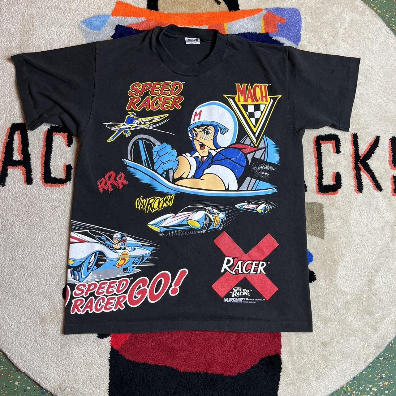 Vintage speed racer shirt 1992 #speedracer #vintage... - Depop