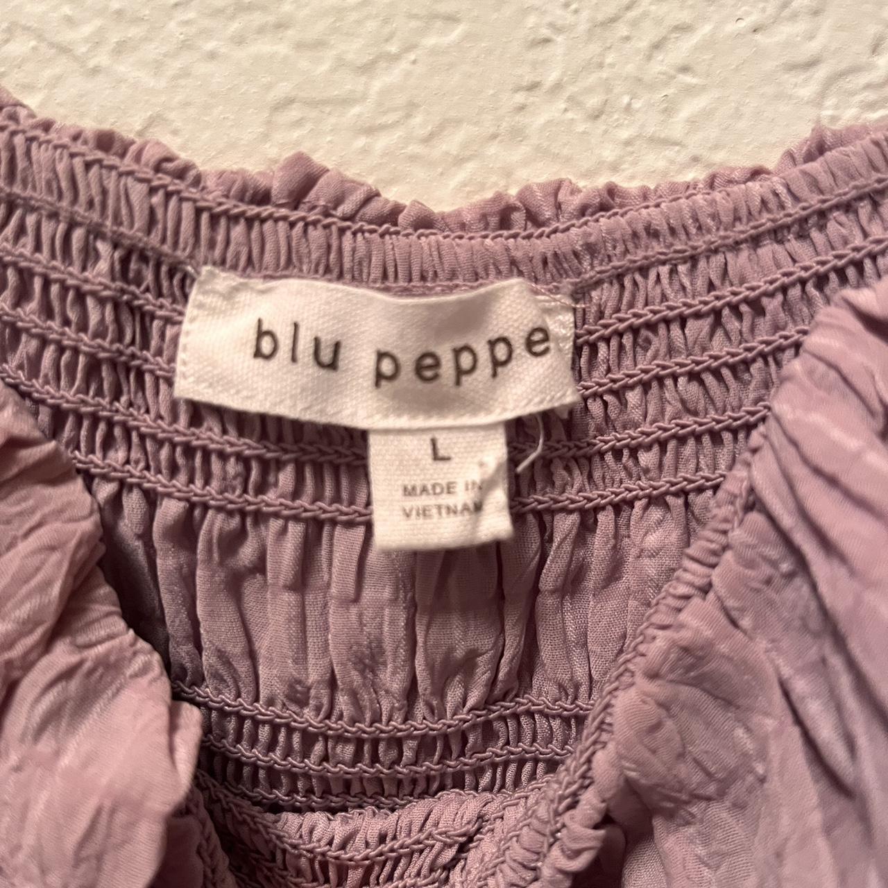 Blu Pepper Women's Purple Dress | Depop