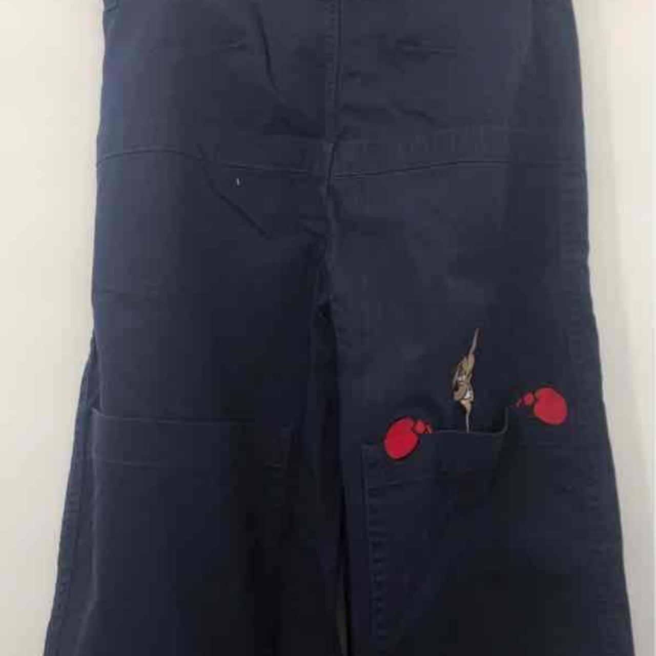 JNCO Kangaroo Wide-Leg Jeans - Medium Wash, Regular... - Depop